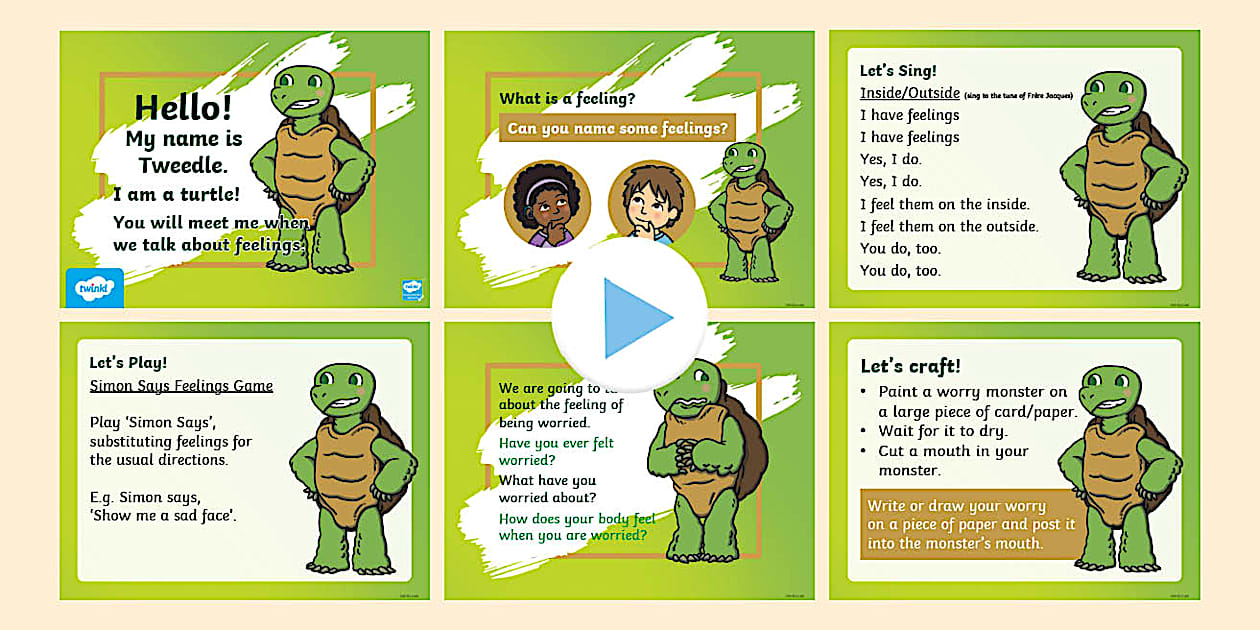 Feeling worried... (teacher made) - Twinkl
