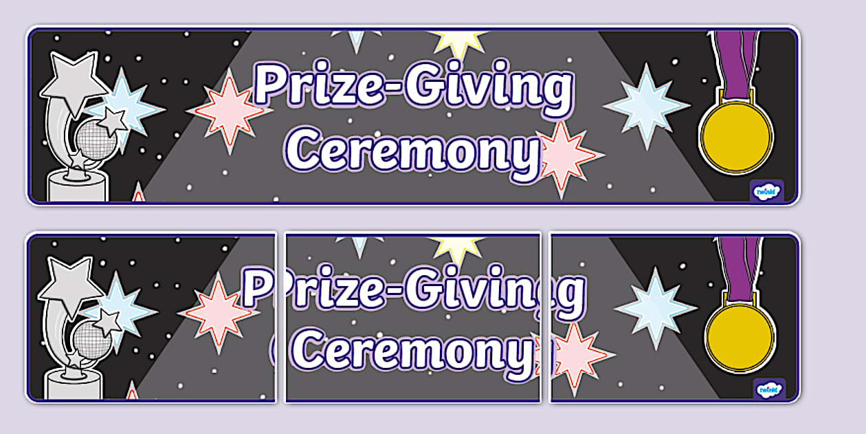 Prize-Giving Ceremony Display Banner - KS1 - Twinkl