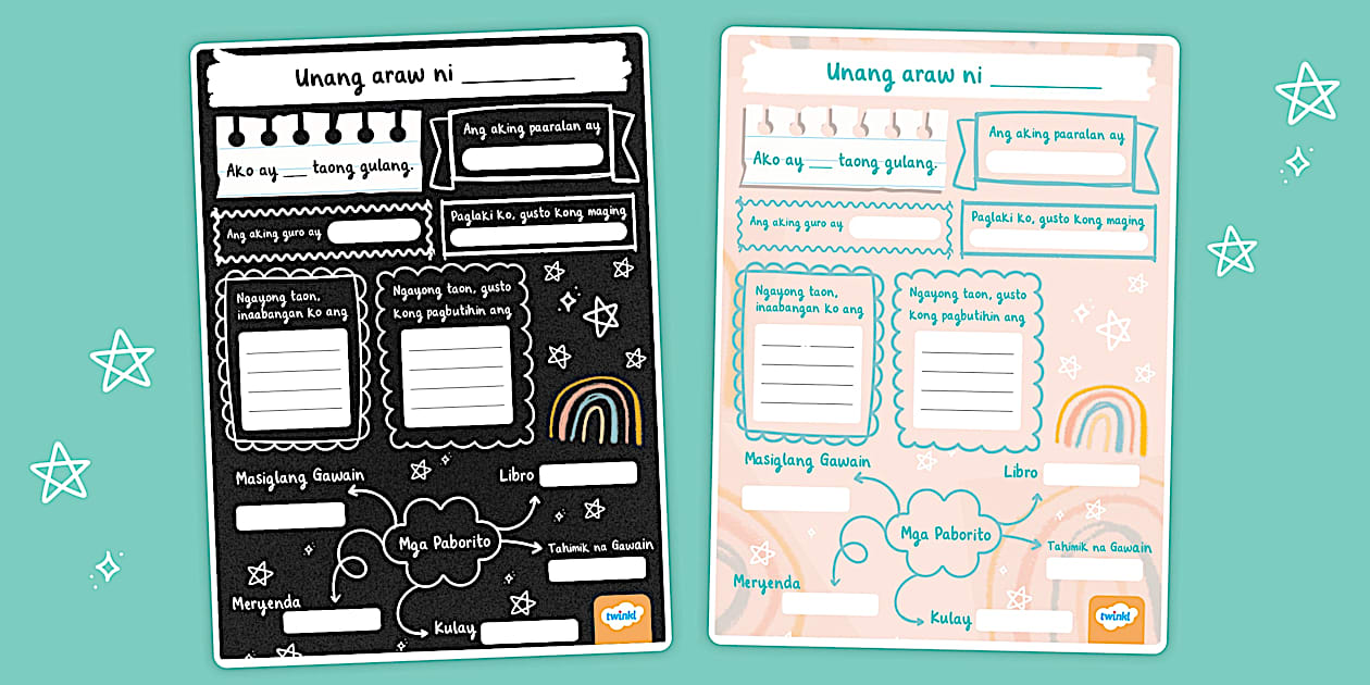 Mga Chalkboard Signs (teacher made) - Twinkl