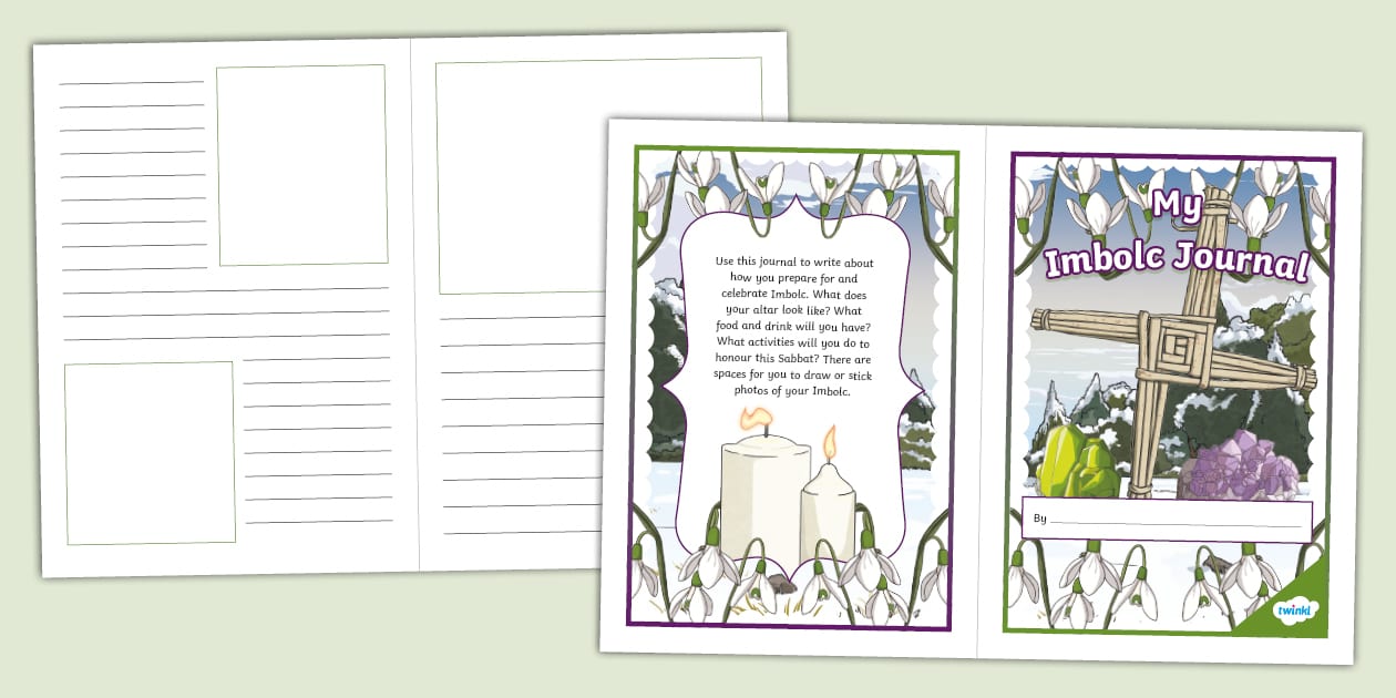 My Imbolc Journal Writing Frame (teacher made) - Twinkl