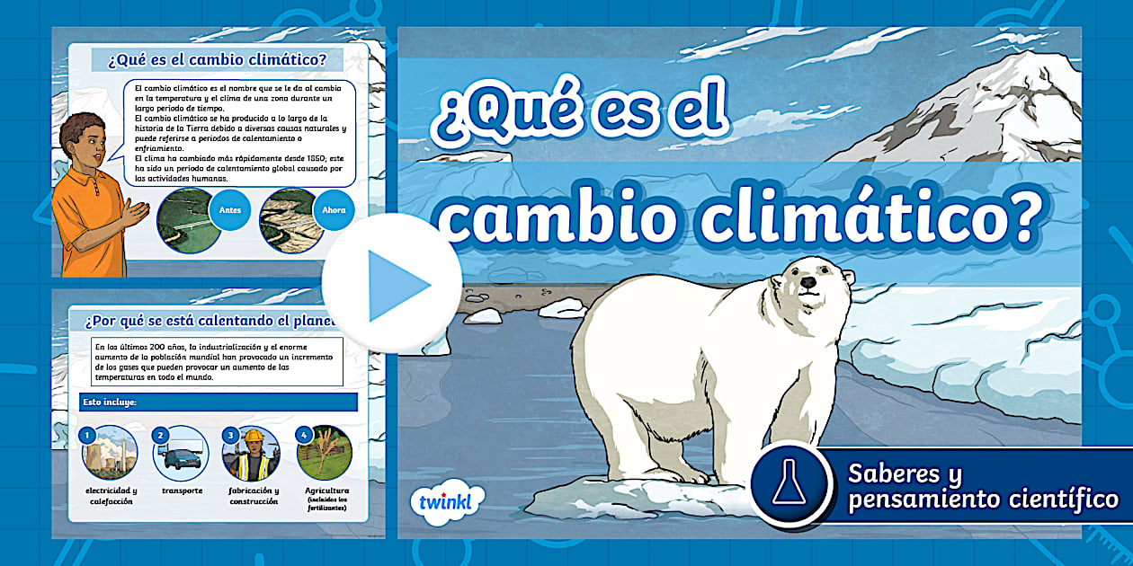 ¿Qué es el cambio climático?