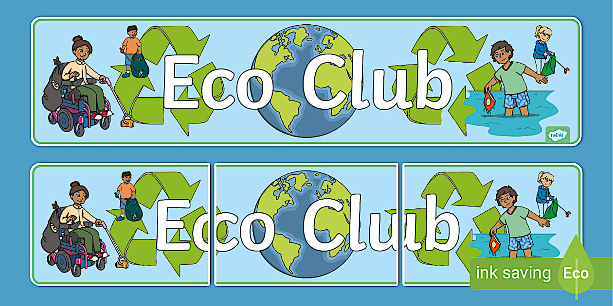Eco Club Banner | Display Banner | Extracurricular Club