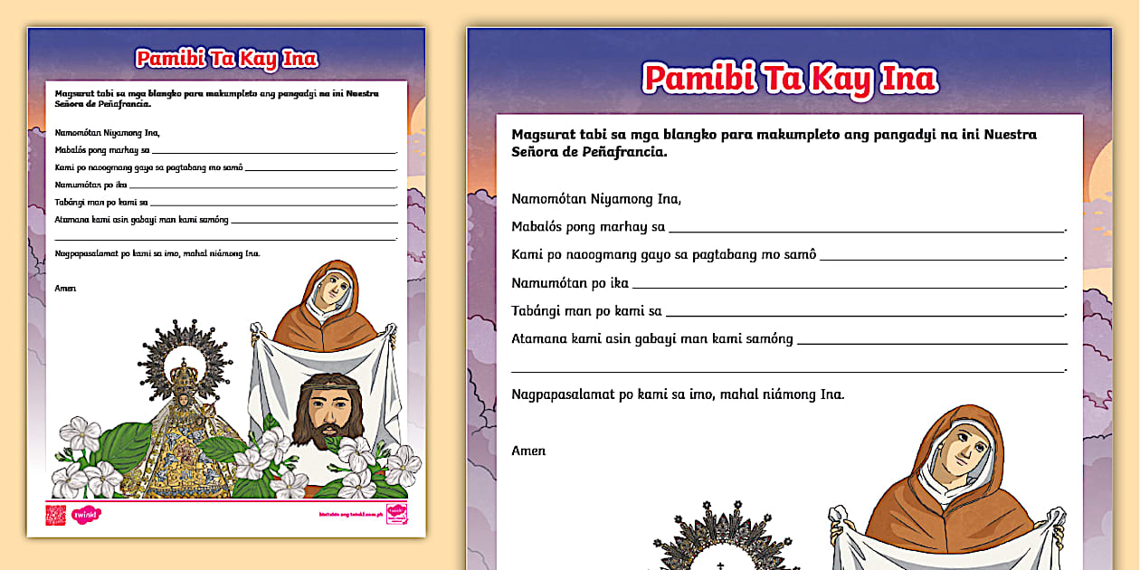 Pamibi Ta Kay Ina | Grades 2 - 6 | Twinkl PH - Twinkl