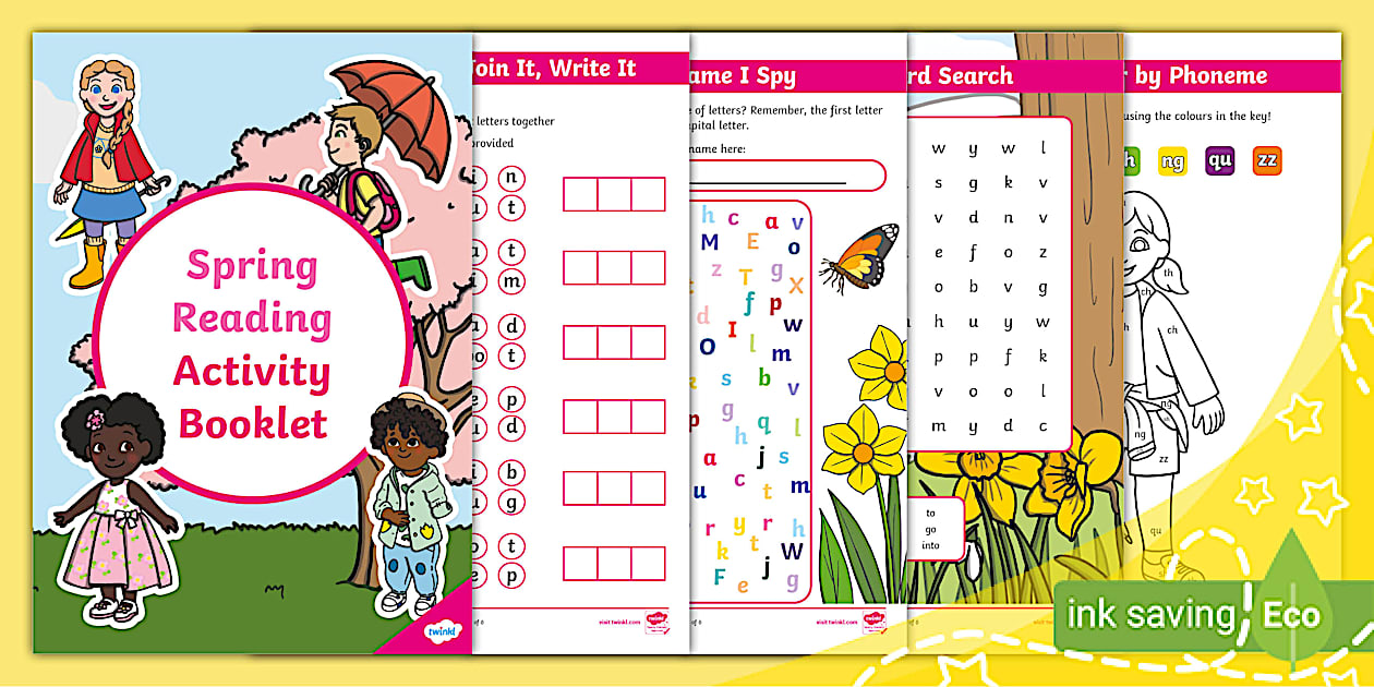 Early Reading Spring Booklet (Teacher-Made) - Twinkl