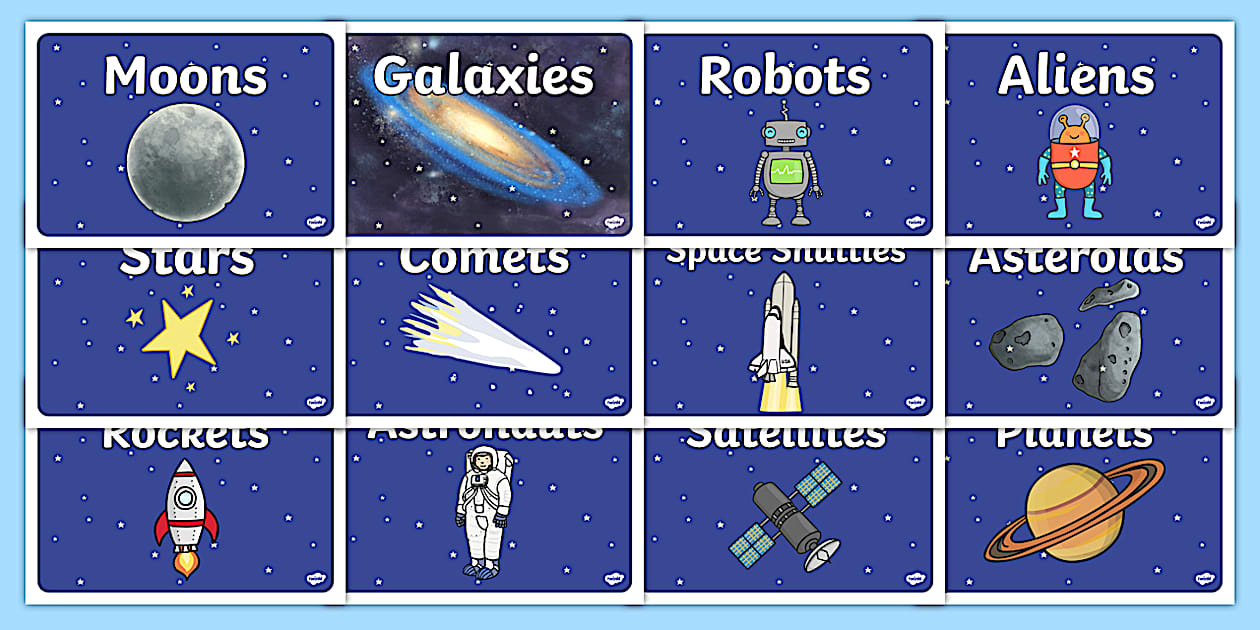 👉 Editable Class Group Signs (Space) (teacher made)