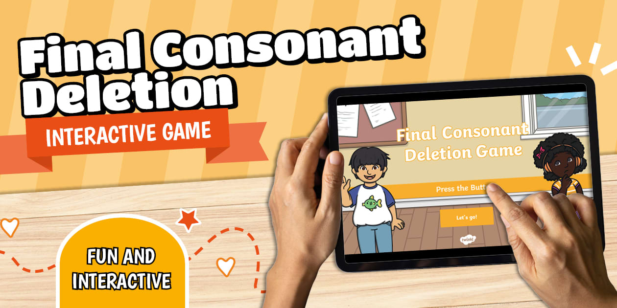 Final Consonant Deletion Interaction Game