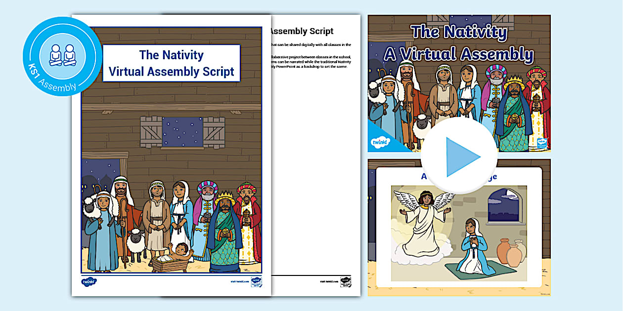 Virtual Christmas Assembly Ideas – Nativity Christmas Story