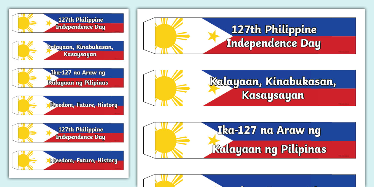Philippine Independence Day Wristbands (professor feito)
