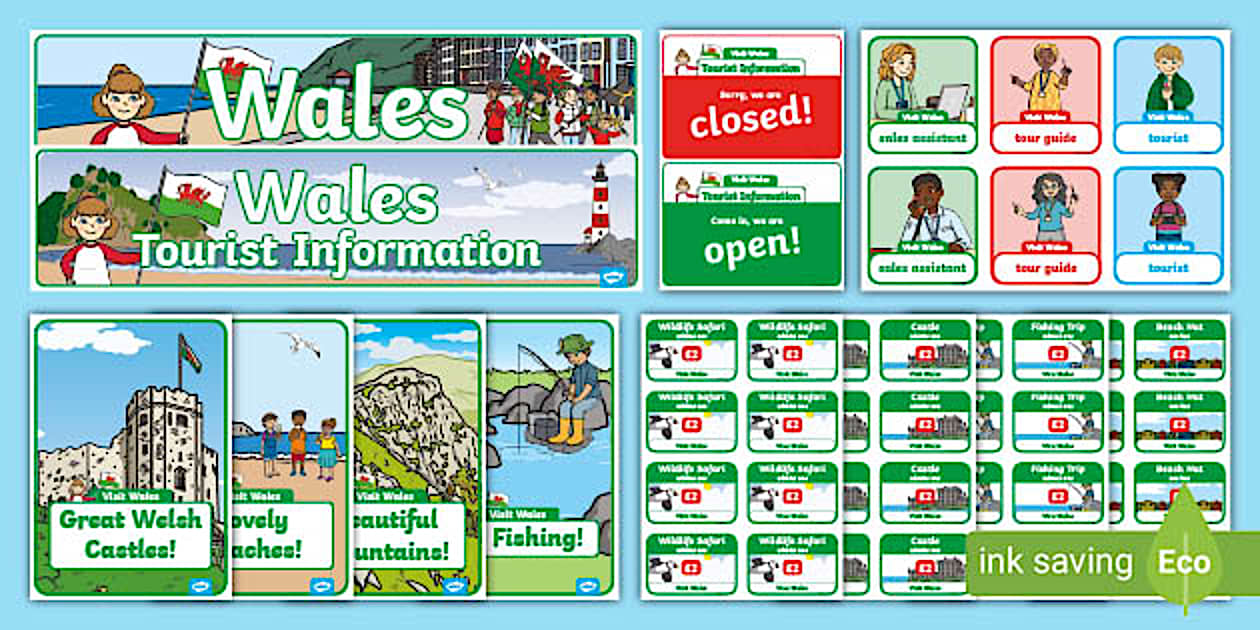Welsh Wales Tourist Information Role Play Pack - Twinkl