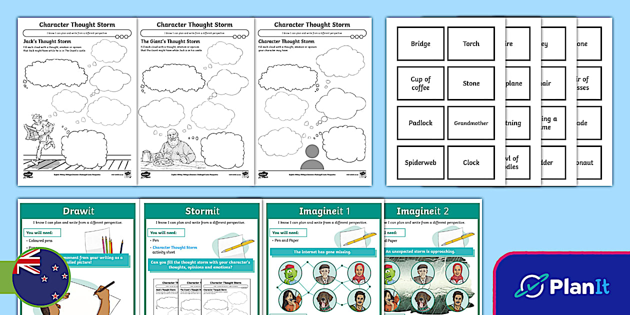 Phase 2 Writing to Entertain: Perspective Challenge Cards