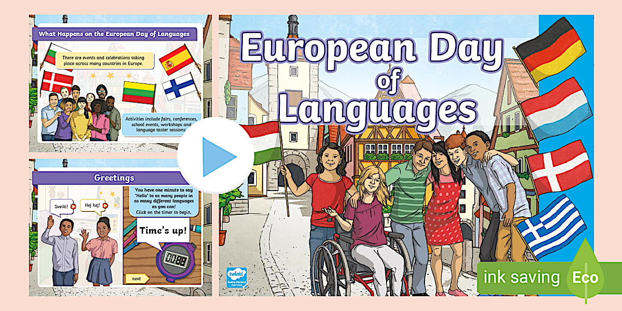 European Day Of Languages Powerpoint (teacher made) - Twinkl