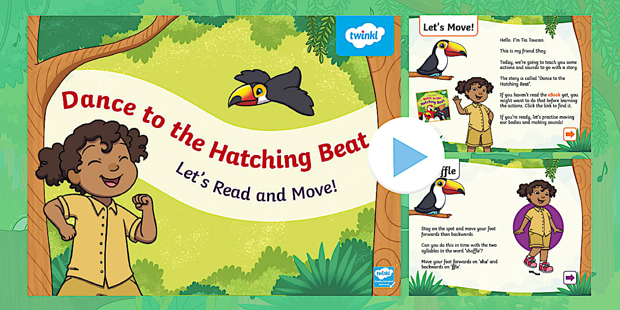 Jungle Body Percussion Phase 1 Phonics PowerPoint - Twinkl