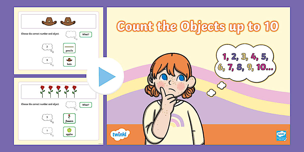 Colourful Semantics: Count the Objects up to 10 - Twinkl
