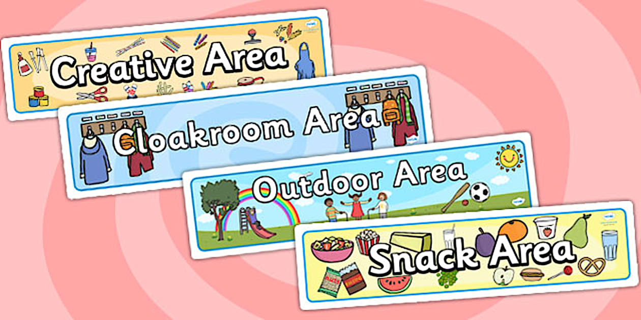 👉 Classroom Area Banners (Set) (teacher made) - Twinkl