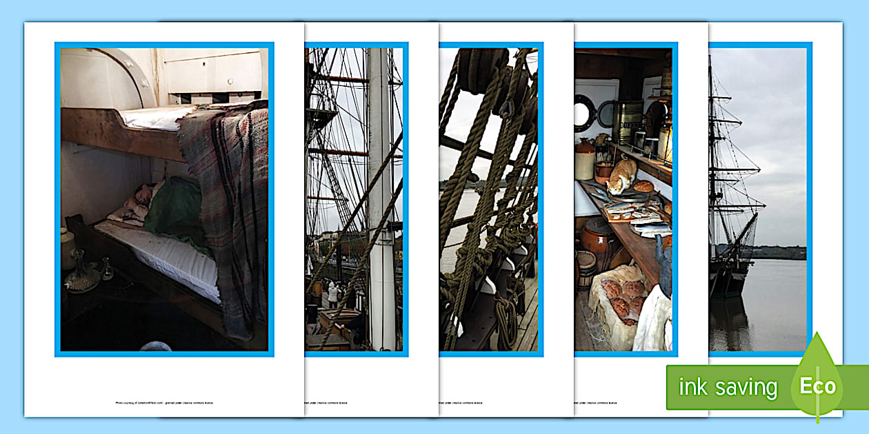 Dunbrody Famine Ship Display Photos (teacher made) - Twinkl