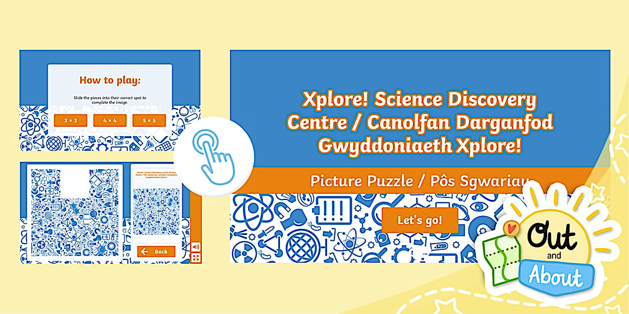 Xplore! Science Discovery Centre Picture Puzzle / Pôs Sgwariau Canolfan
