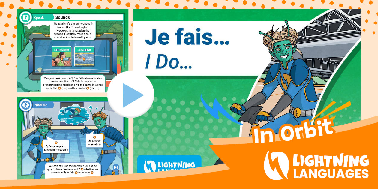 👉 French In Orbit Sport PowerPoint 2 - Twinkl