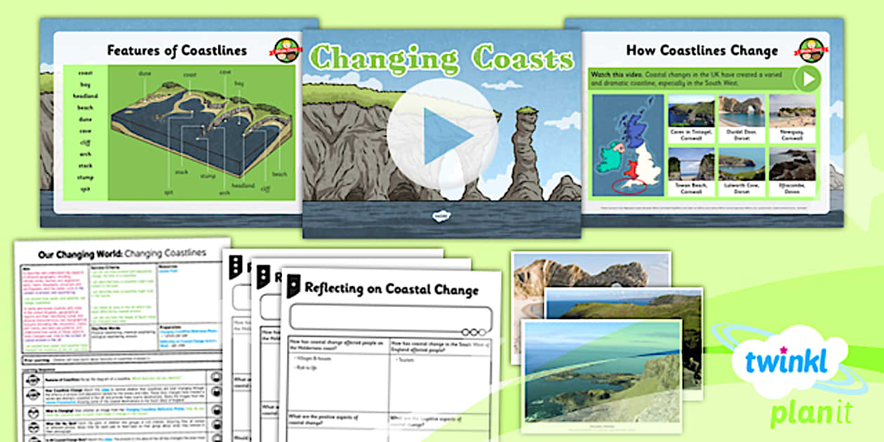 Geography: Our Changing World: Changing Coastlines Year 6 Lesson Pack 3