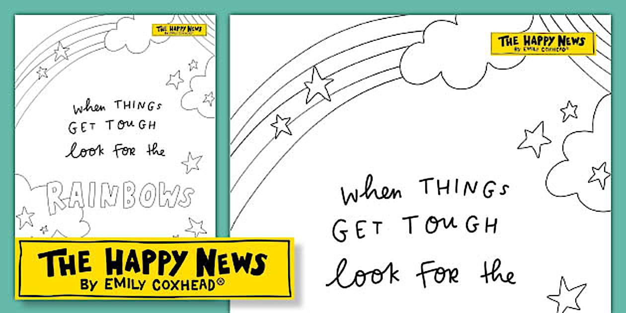 FREE! - The Happy Newspaper: Colouring Page (Issue 30)