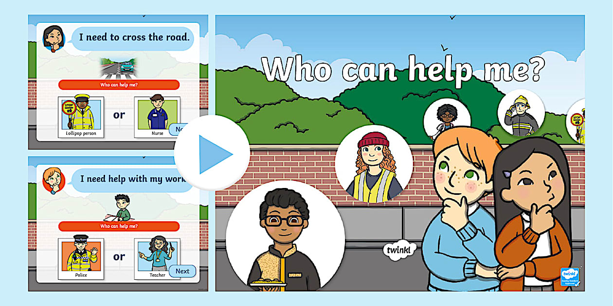 Who Can Help Me Interactive PowerPoint - Teaching Resources