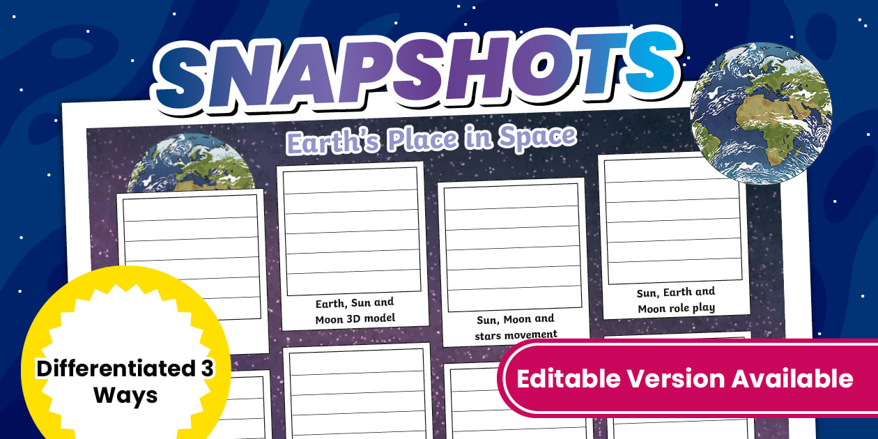 Earth's Place in Space Snapshots