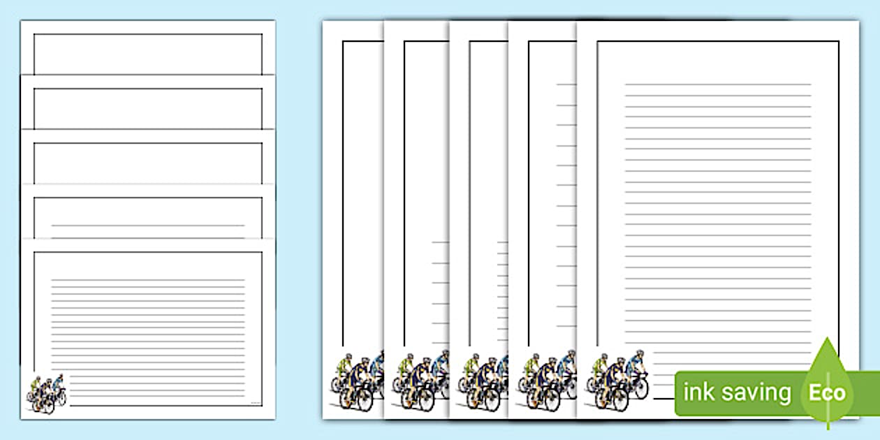 Tour of Britain Writing Frames - Twinkl