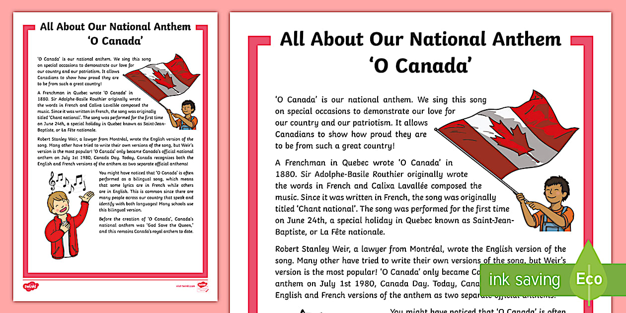 Facts About O Canada – Learn the History of Canada’s Anthem