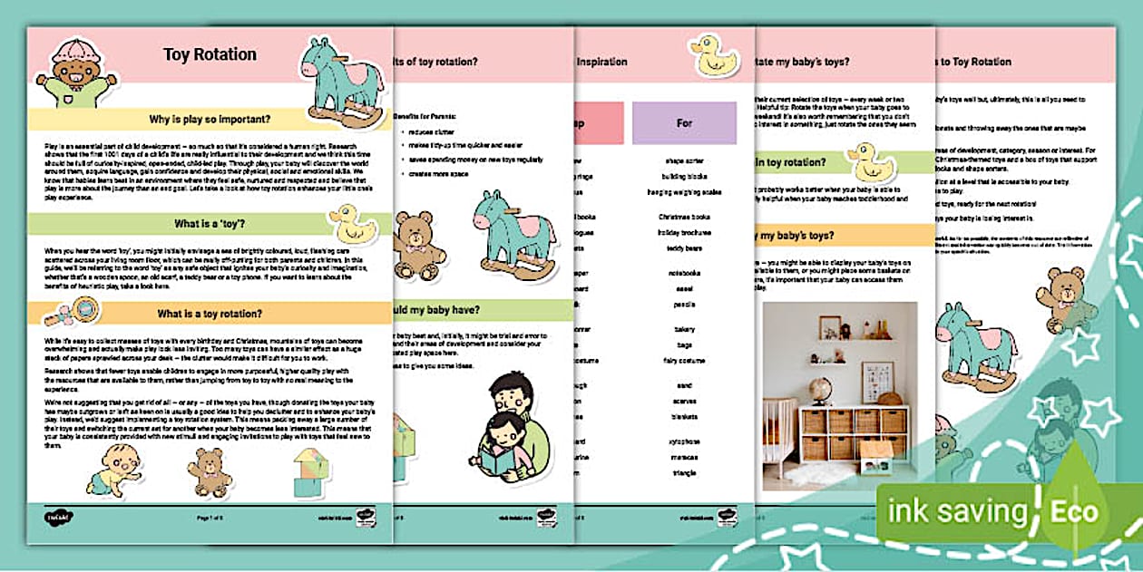 Toy Rotation Guide (teacher made) - Twinkl