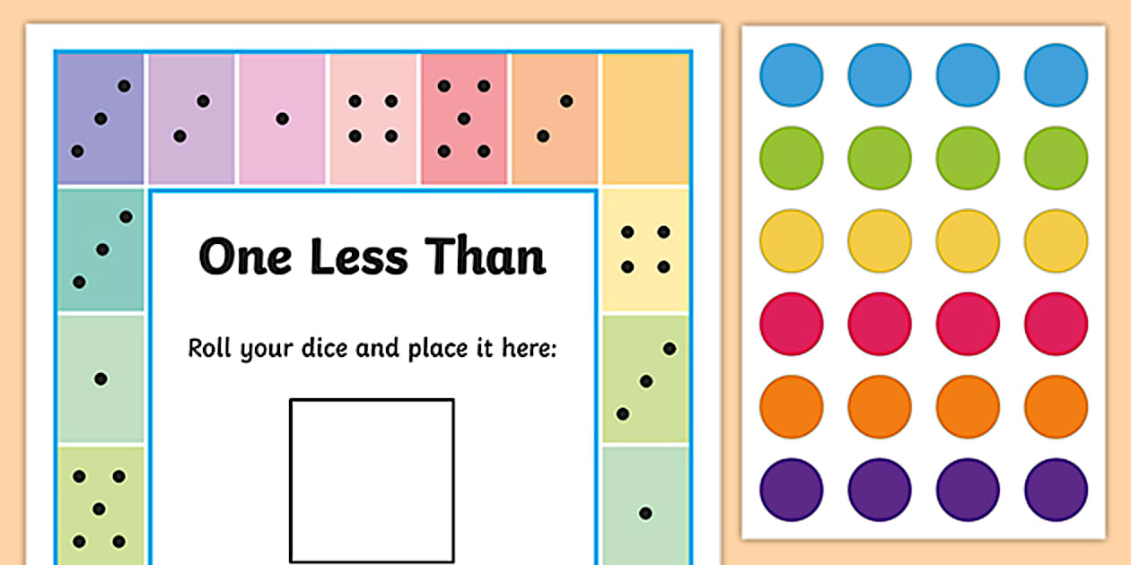 👉 One Less Than Game (teacher made) - Twinkl