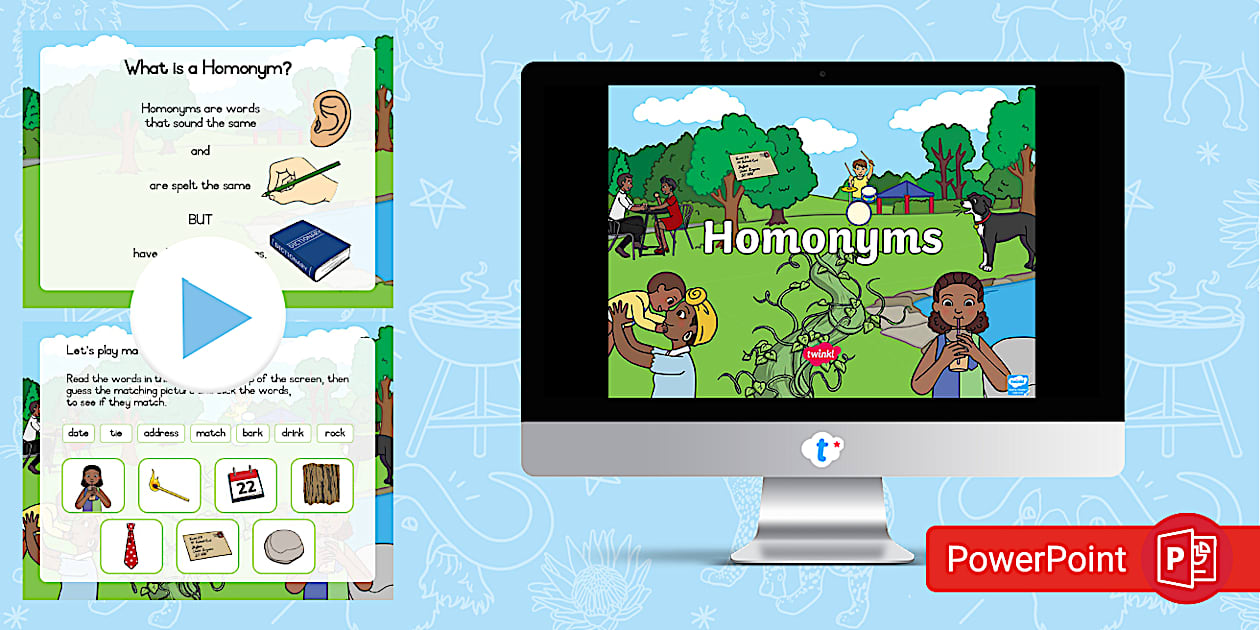 Homonym PowerPoint - Twinkl South Africa - Twinkl