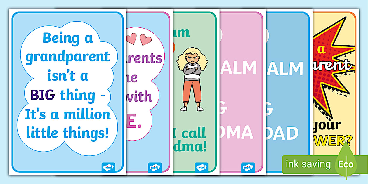Grandparents Day Poster Ideas (teacher made) - Twinkl
