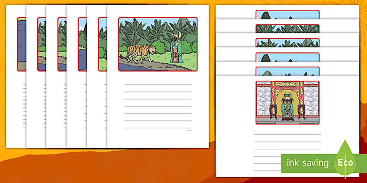 The Story of Chinese New Year Story Writing Frames - chinese