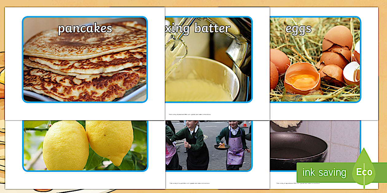Pancake Day Display Photos (teacher made) - Twinkl