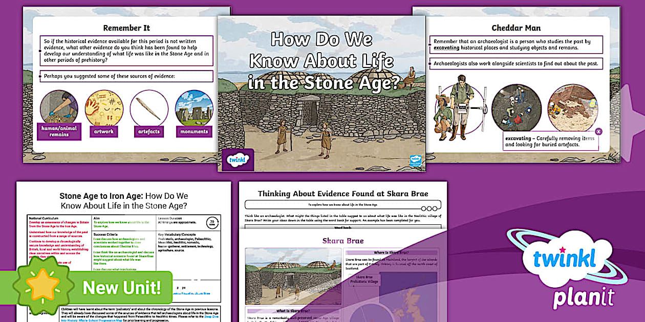 History: How Do We Know about Life in the Stone Age? LKS2