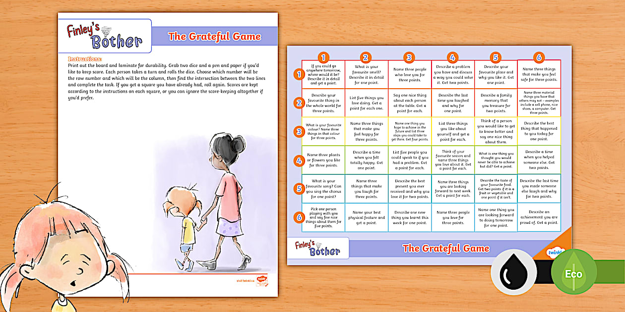 FREE! - Finley's Bother: The Grateful Game - Twinkl
