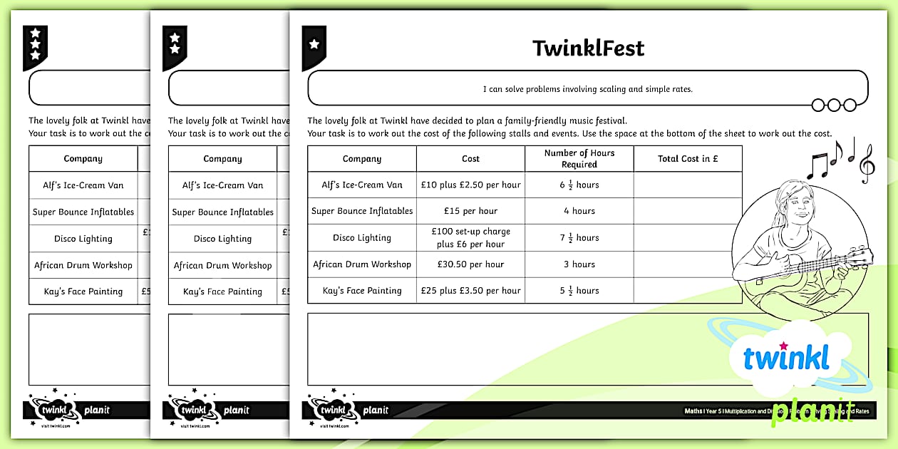 Middle Ability PlanIt Maths Y5 Multiplication and Division Problem Solving