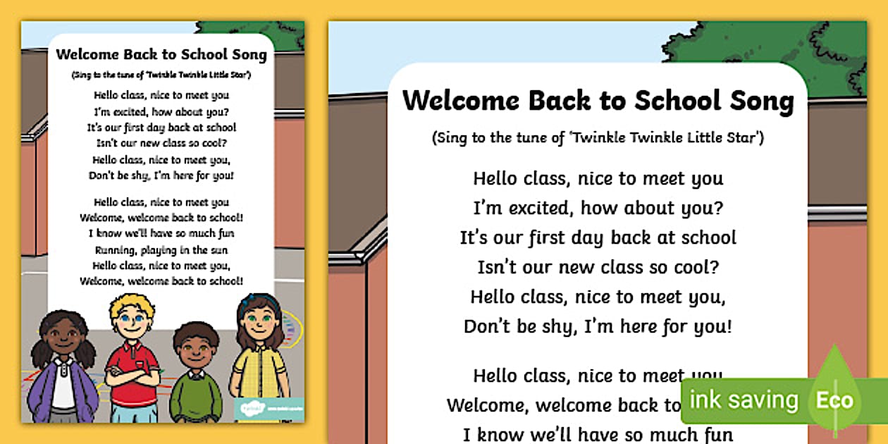 Welcome Back to School Song | Back to School Activity
