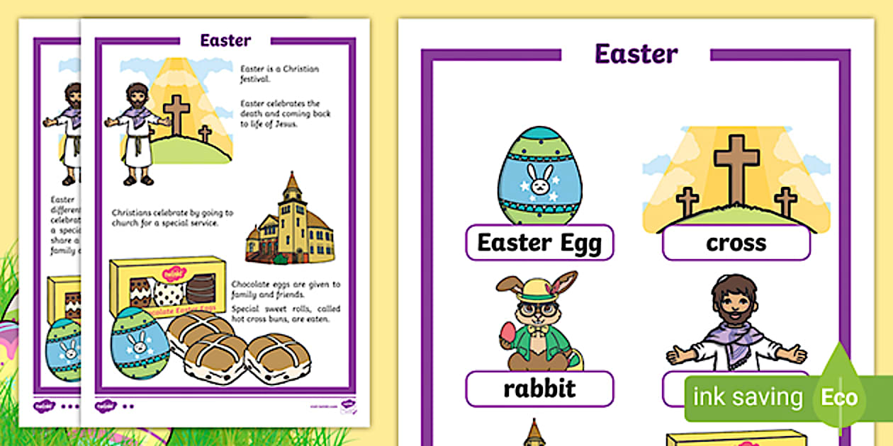 Let's Learn About Easter Fact File (Teacher-Made) - Twinkl