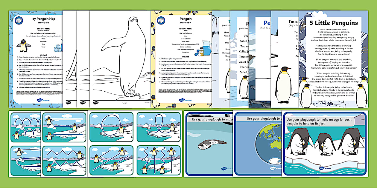 EYFS Penguin Resource Pack (Ages 0-3) (teacher made)