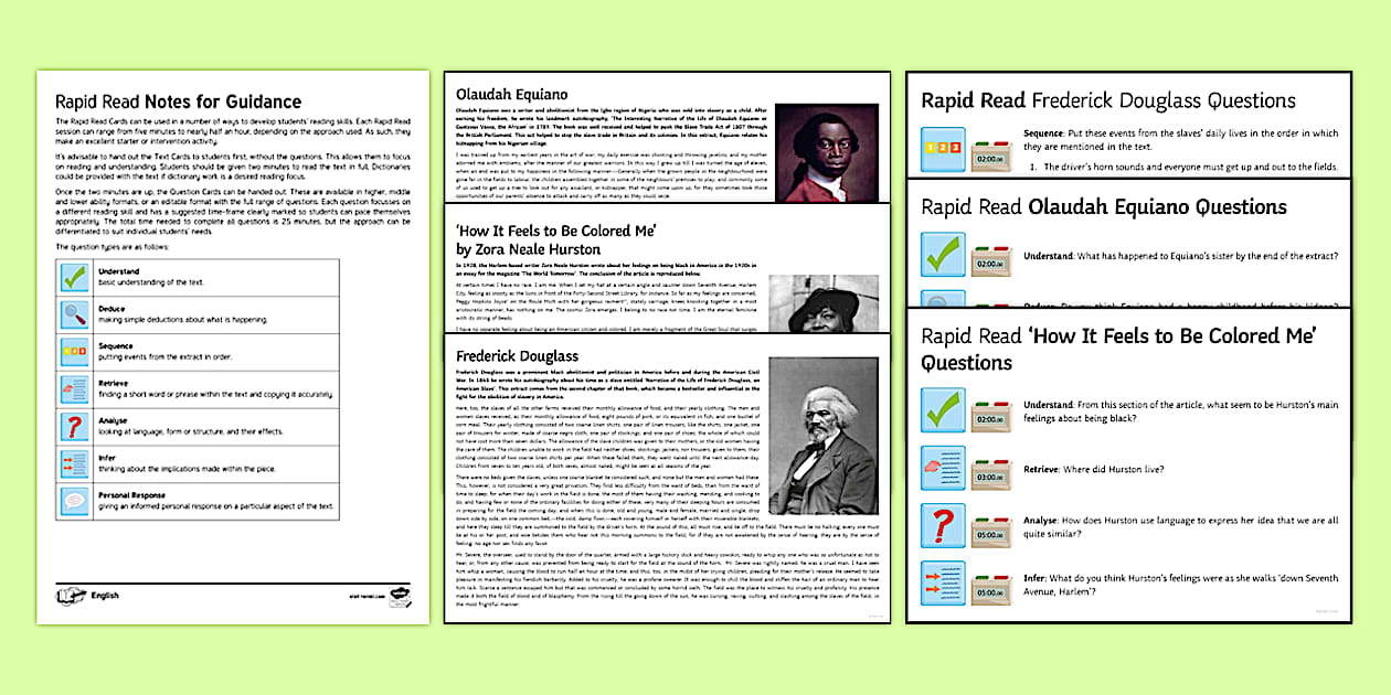 Black History Month Reading Comprehension Activity | Twinkl