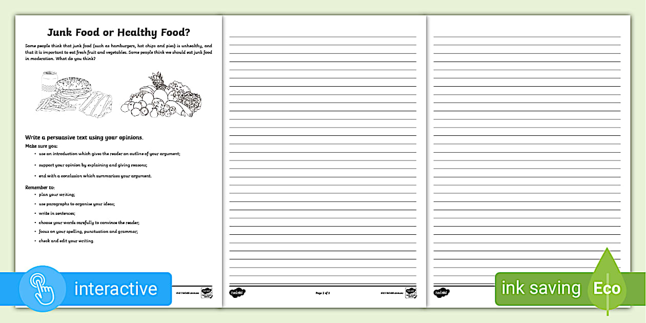 NAPLAN-Style English Tests - Set 5 Persuasive Writing