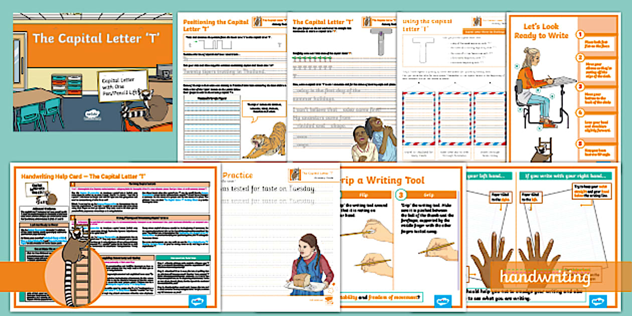 Twinkl Handwriting: The Capital Letter 'T' KS2 Activity Pack