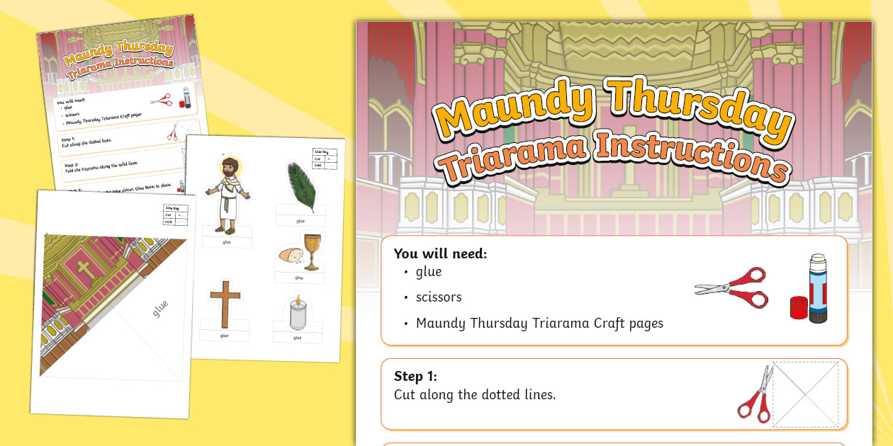 Maundy Thursday Triarama - Twinkl Triarama