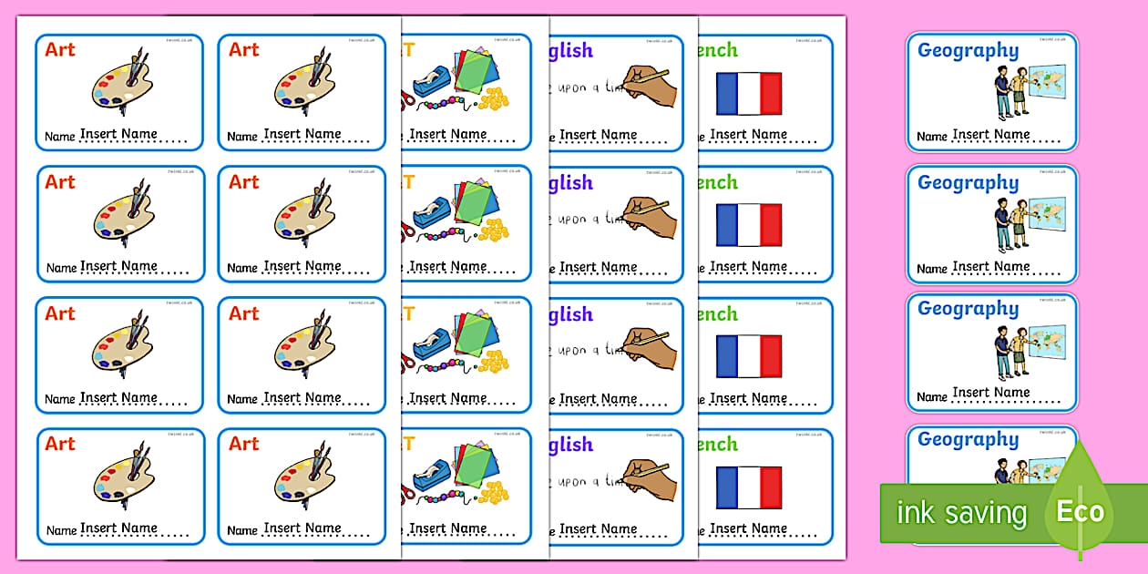 Blue Themed Editable Book Labels (teacher made) - Twinkl