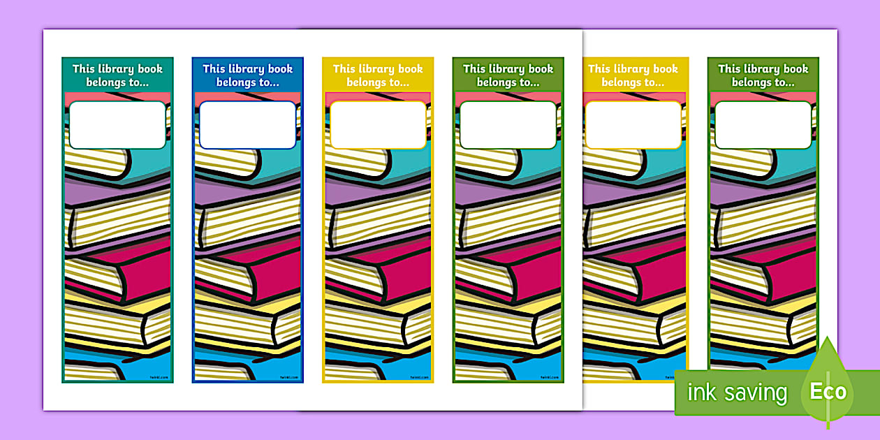 Library Loans Editable Bookmarks - School Library Bookmarks