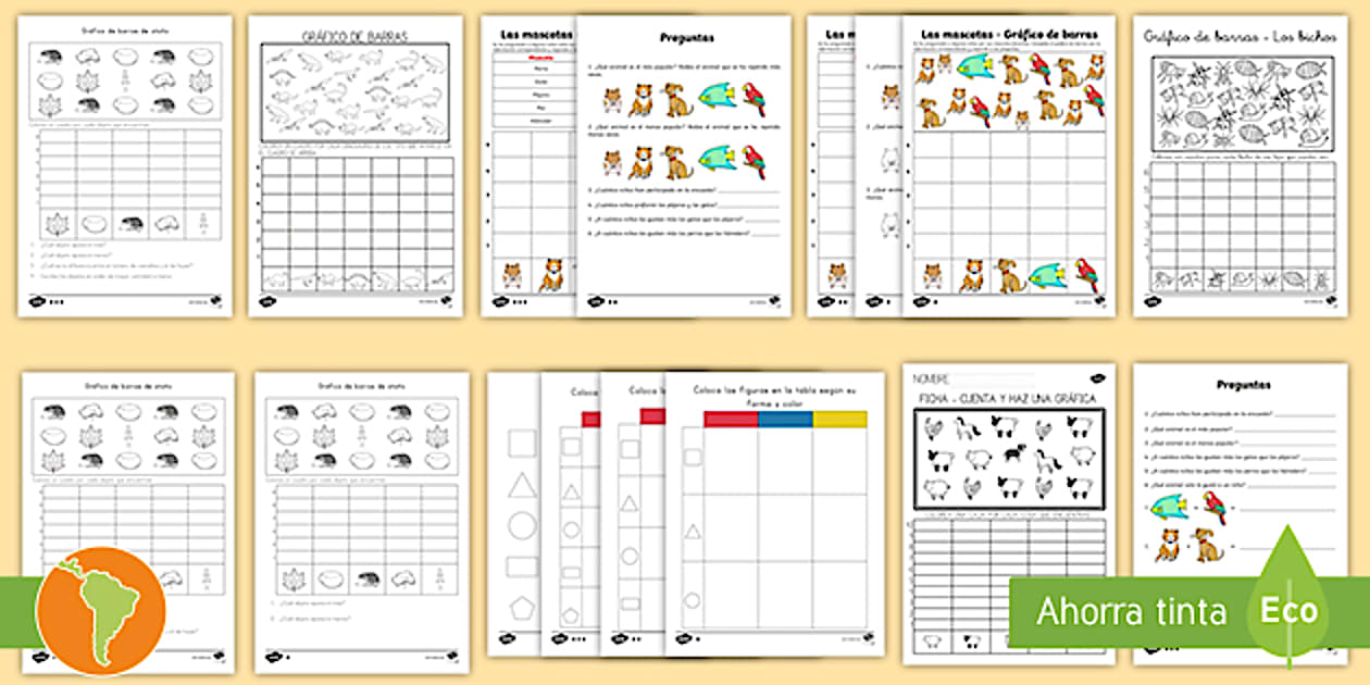 Pack de recursos: Gráficas y análisis de datos - Twinkl