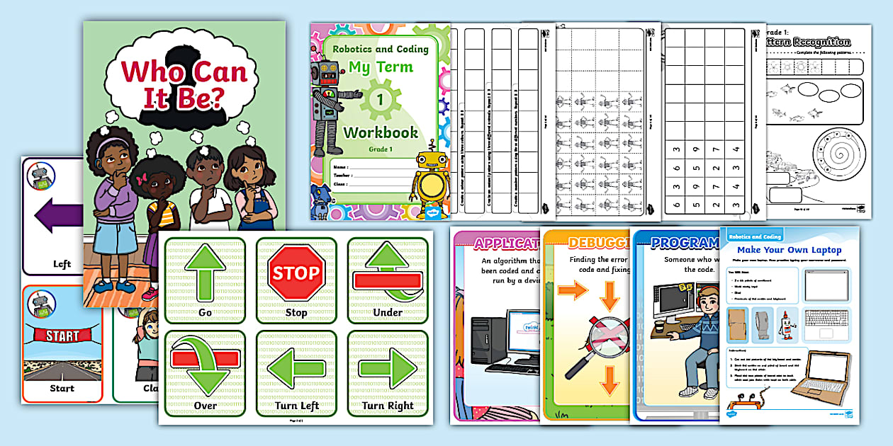 Grade 1 Robotics and Coding First Term Resource Pack