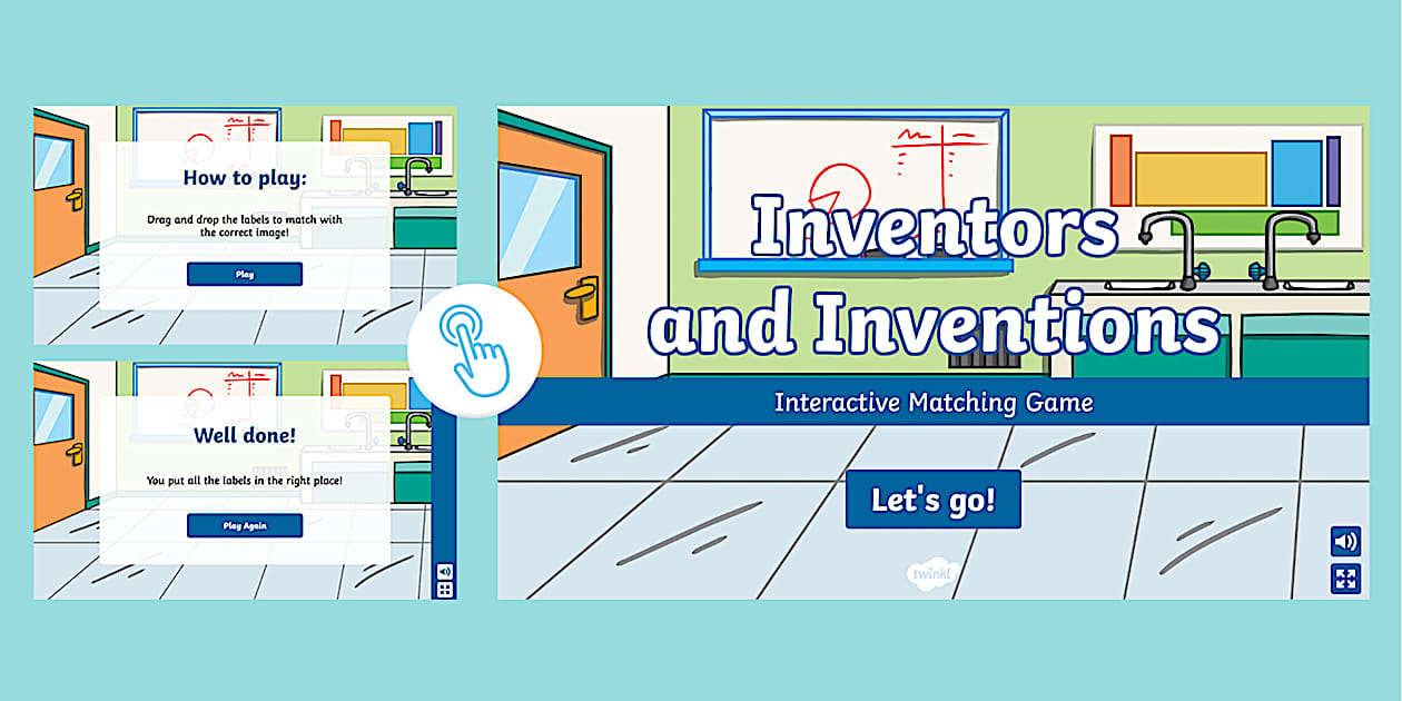 Inventors and Inventions Interactive Matching Activity