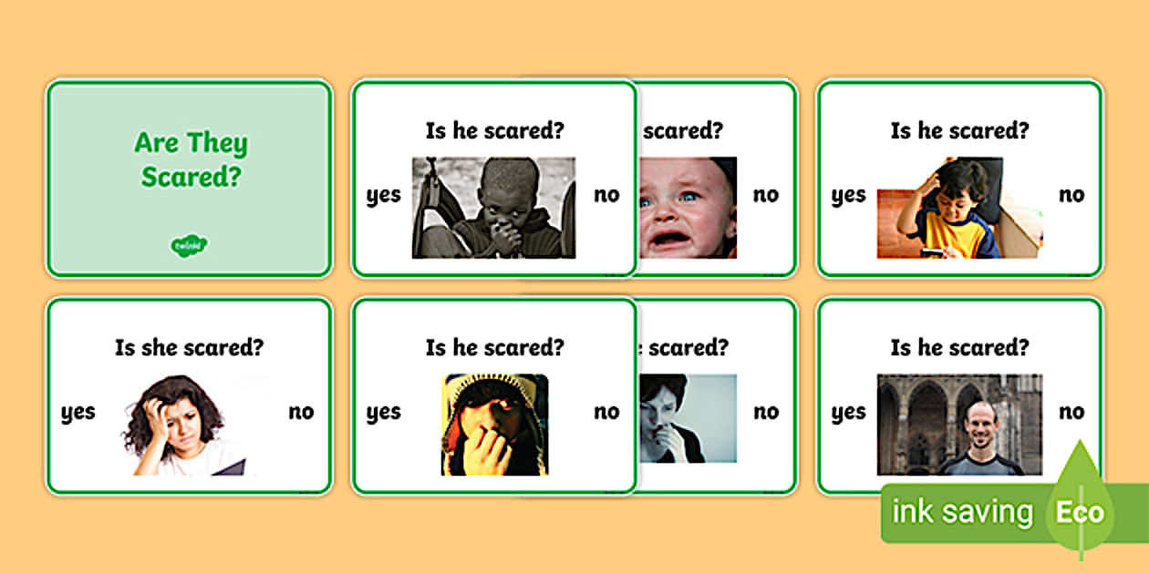 Are They Scared? Flashcards (teacher made) - Twinkl