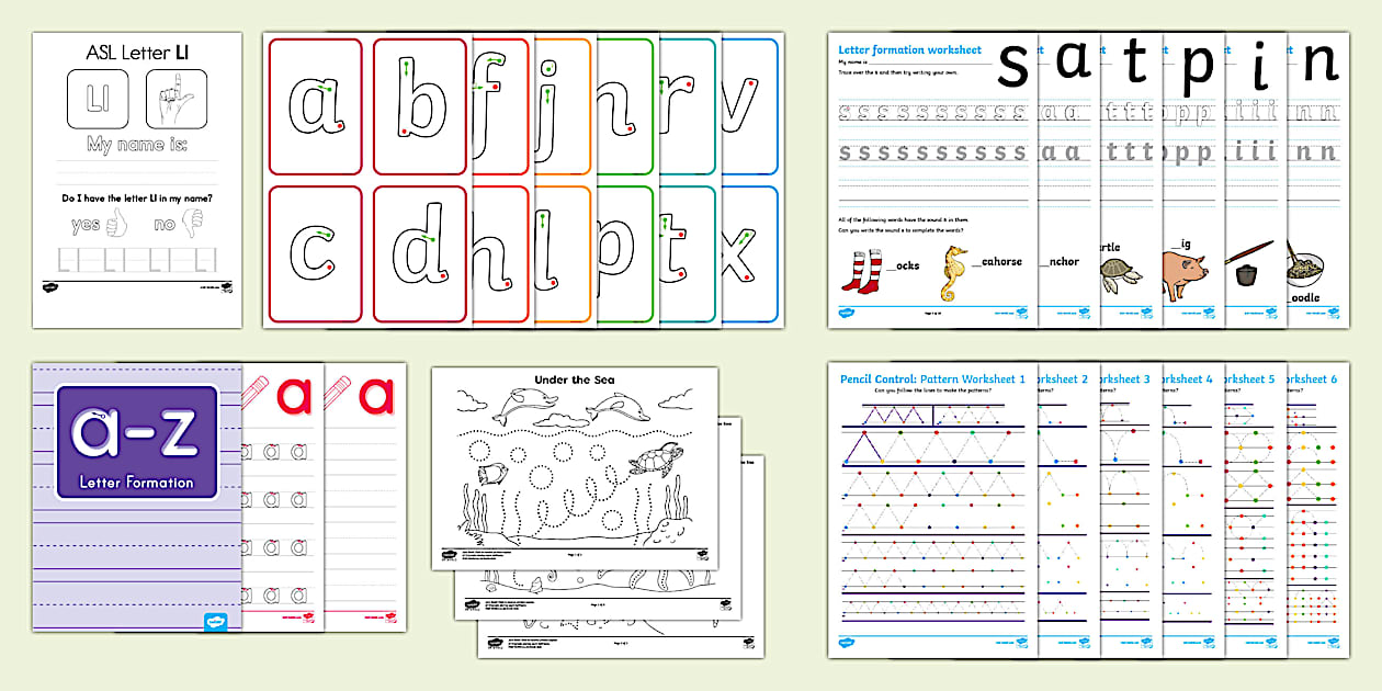 Writing Resources Pack for Very Young Learners - Twinkl